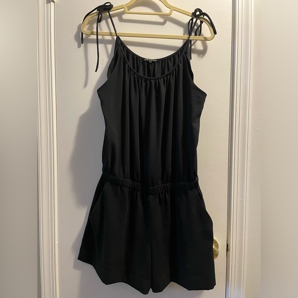 Theory | Pants & Jumpsuits | Theory Black Romper | Poshmark